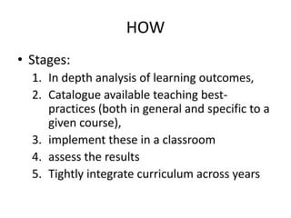 Curriculum (re)development in electrical and computer engineering v3 | PPT