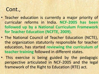 Curriculum Reforms in India | PPTX