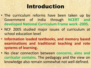 Curriculum Reforms in India | PPTX