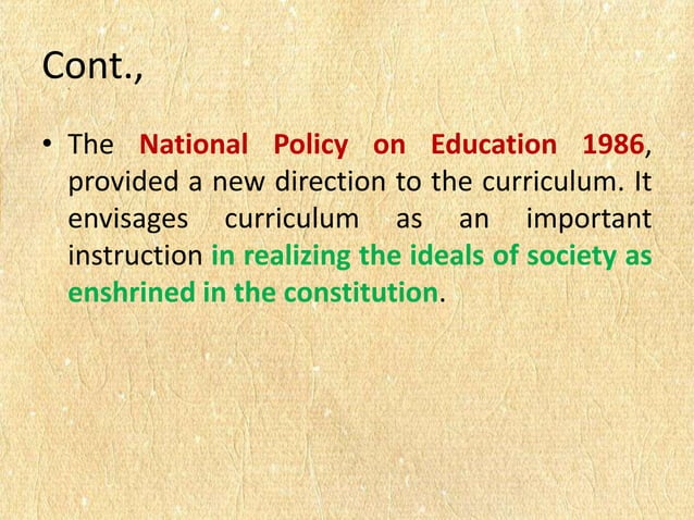 Curriculum Reforms in India | PPTX