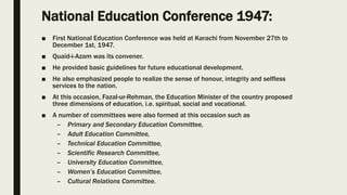 Curriculum reforms in Pakistan (1947-2020) | PPTX
