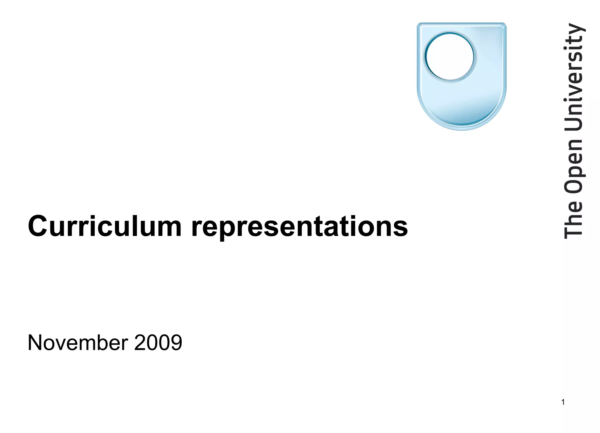 Curriculum Representations | PPT | Educational Assessment | Education