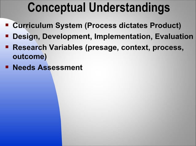 Curriculum Research Frameworks | PPT