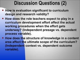 Curriculum Research Frameworks | PPT