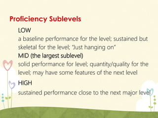Curriculum Review 2014 Performance vs proficiency | PPTX | Education