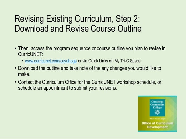Curriculum Review Plans & Update Process
