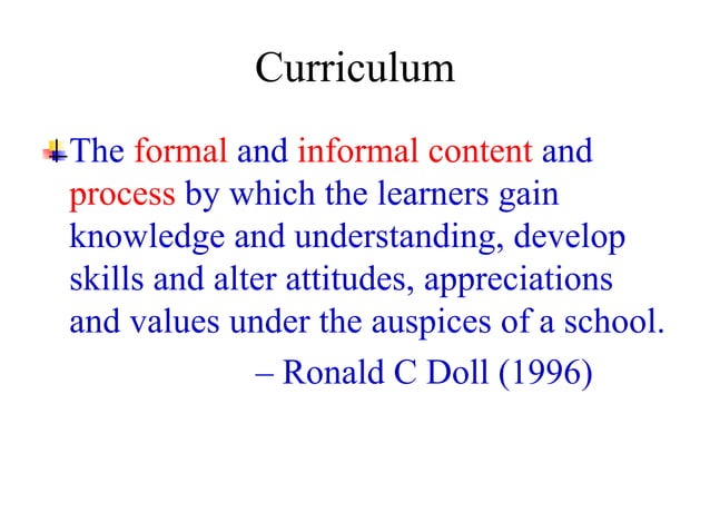 Curriculum revision (short) .pptx | Educational Assessment | Education