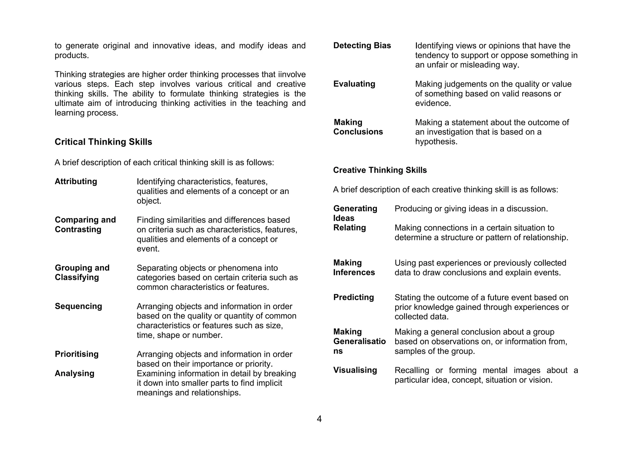 Curriculum specifications Biology Form 5 | PDF