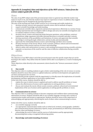 Curriculum Studies Assignment | PDF