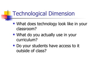 Curriculum Synthesis - Derek Adams | PPT
