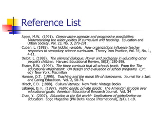 Curriculum Synthesis - Derek Adams | PPT