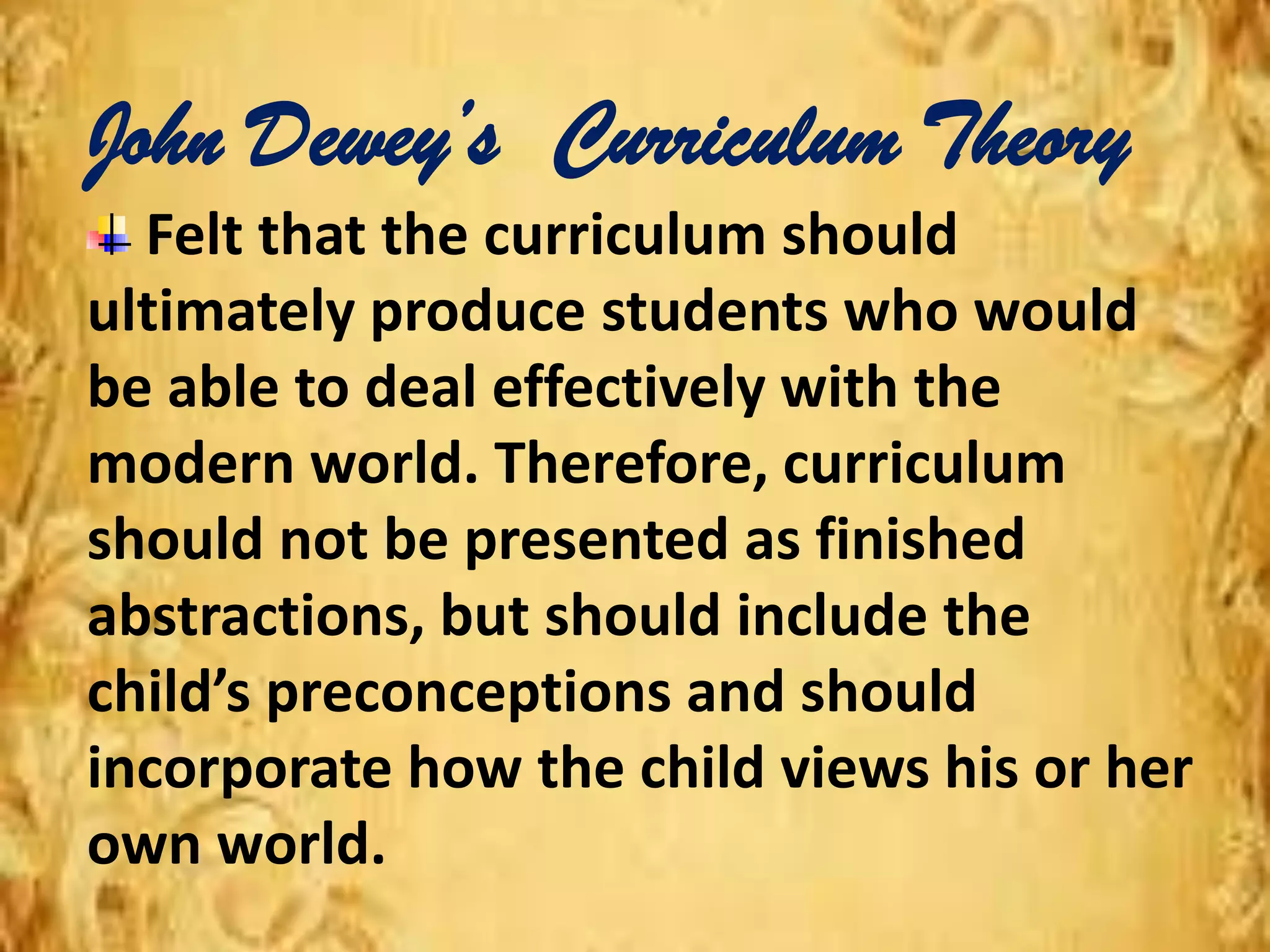 Curriculum theory | PPT