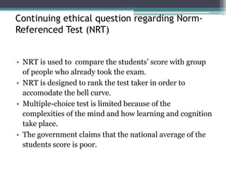 Curriculum trends, school reform, standards, and assesment | PPTX