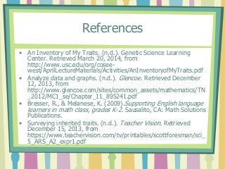 Traits And Genetics Graphs