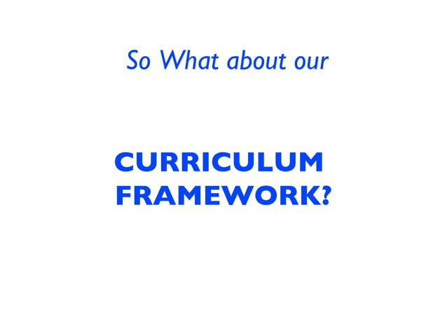 Curriculum update | PPT