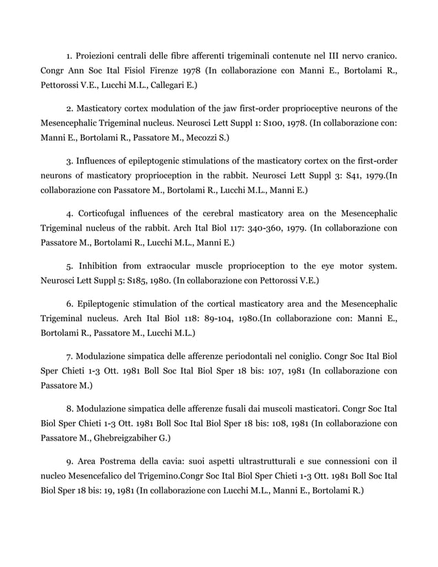 Prof. Guido Filippi Curriculum vitae | PDF | Brain and Nervous System Disorders | Diseases and ...