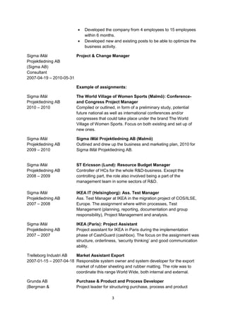 Curriculum vitae | PDF