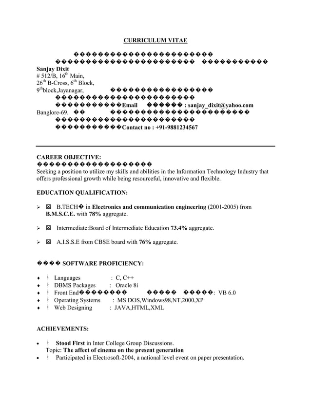 Curriculum vitae | DOCX | Programming Languages | Computing