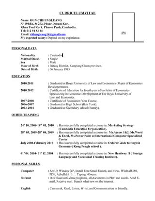 Curriculumvitae | DOC