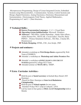 Curriculum vitae | PDF