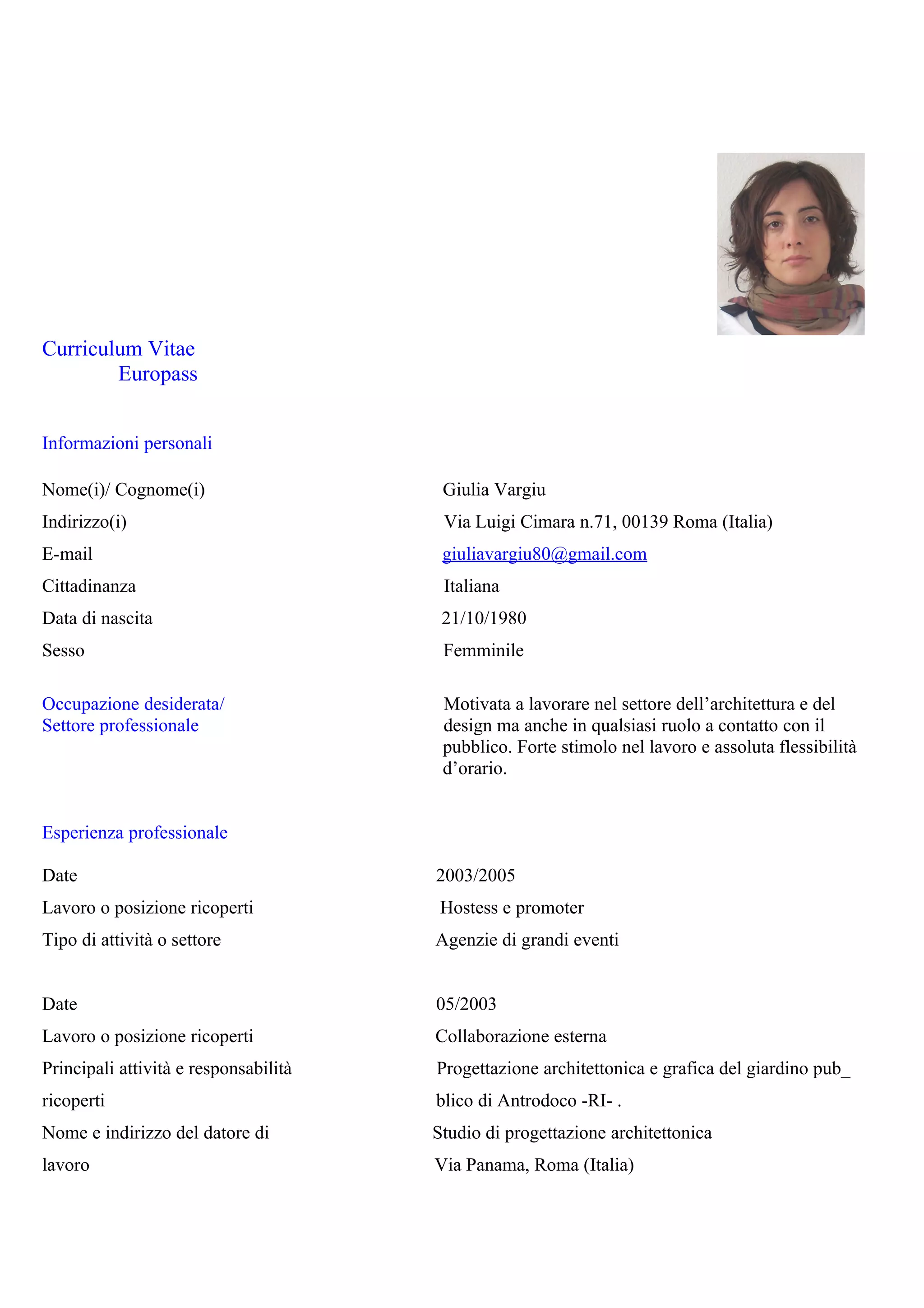 Curriculum Vitae | DOC