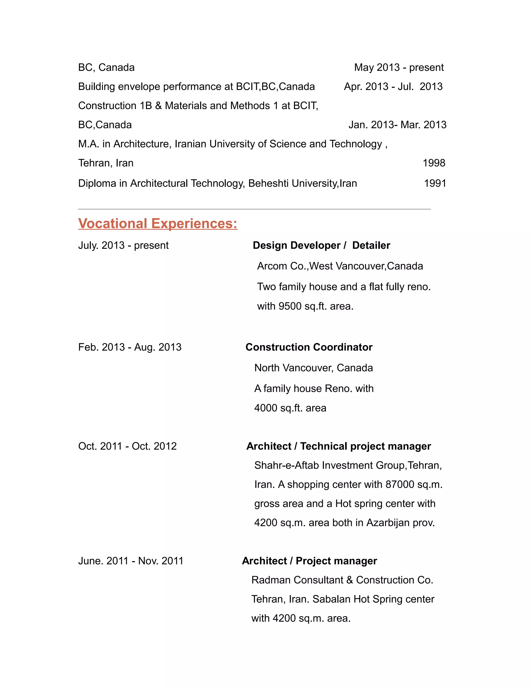 Curriculum vitae | PDF