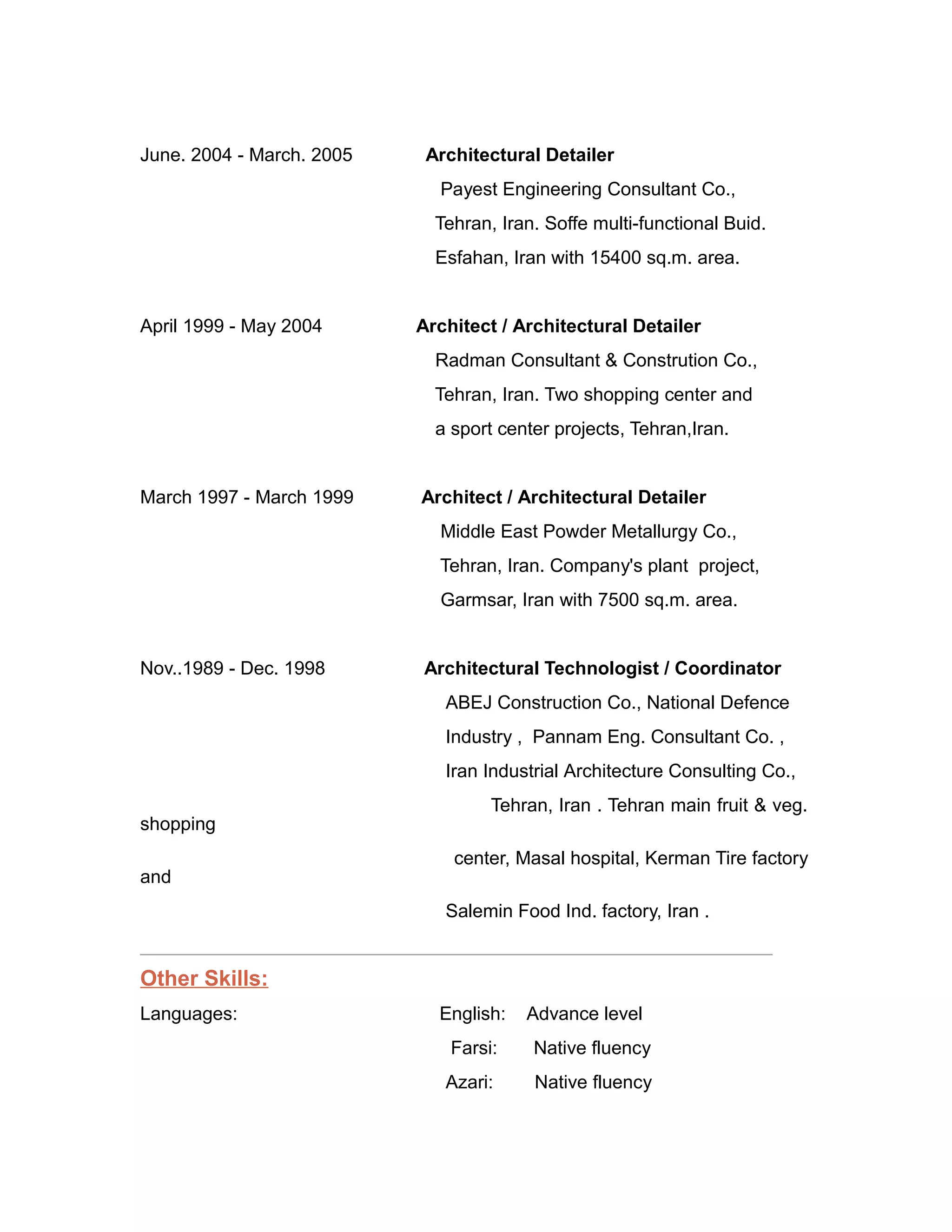 Curriculum vitae | PDF