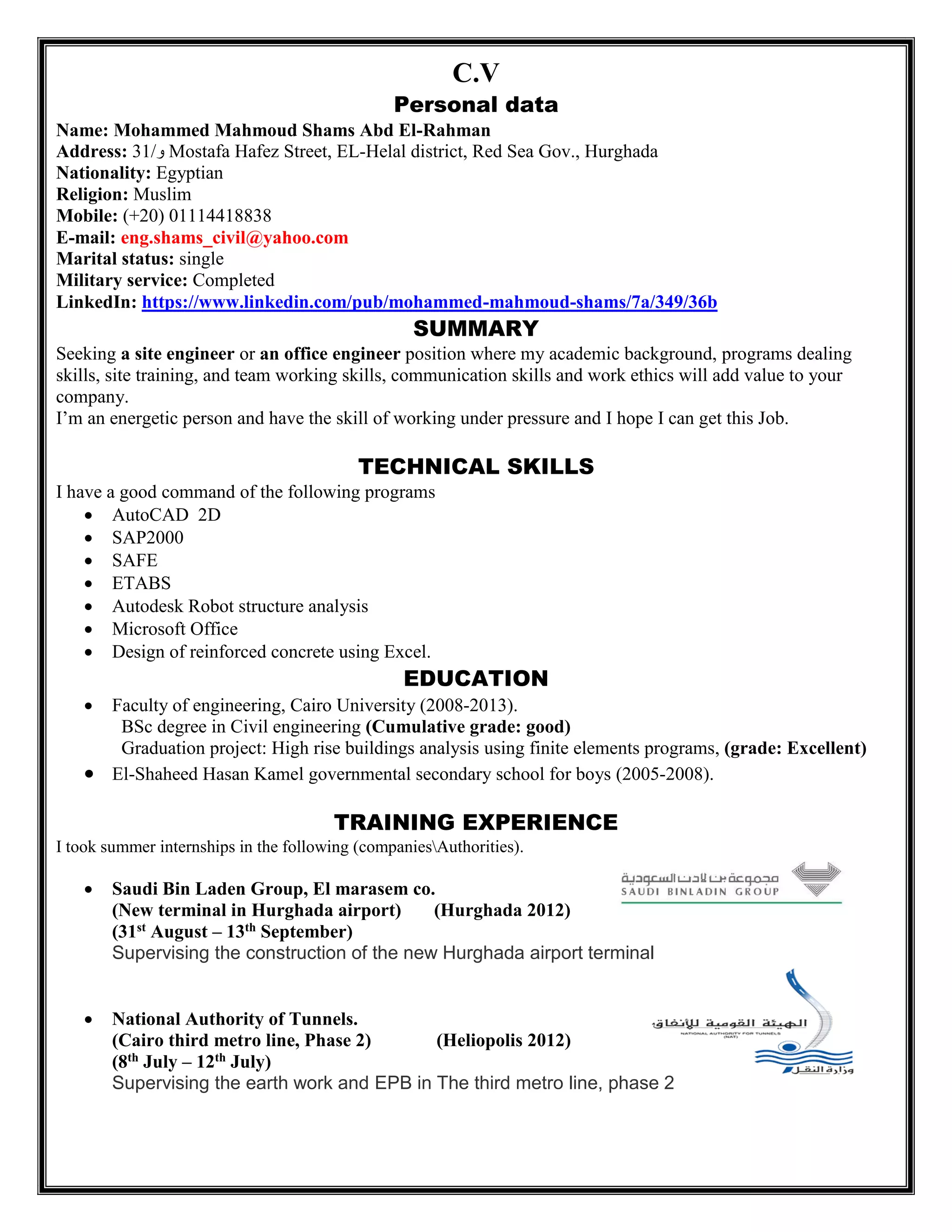Curriculum vitae | PDF