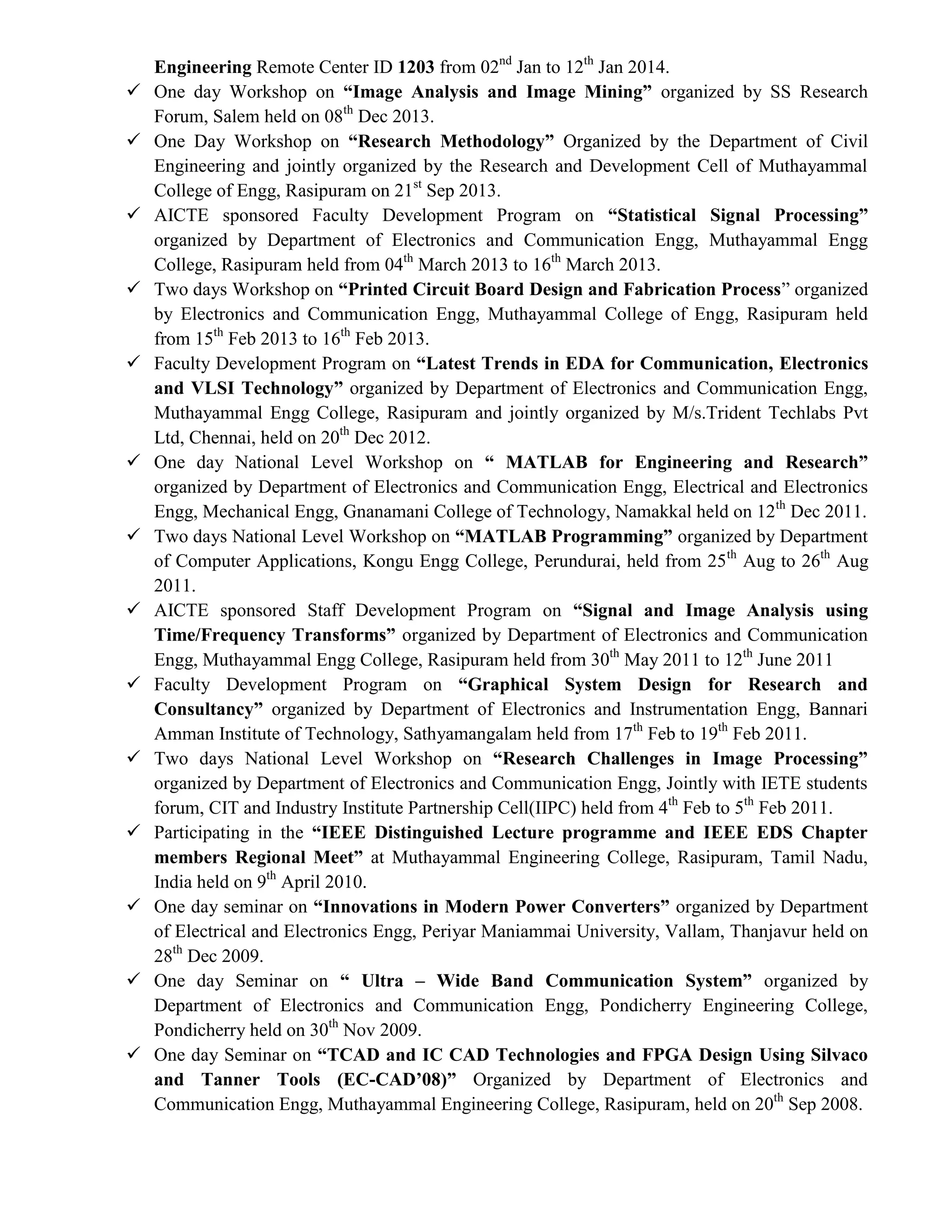 Vinoth Rathinam Curriculum vitae | PDF