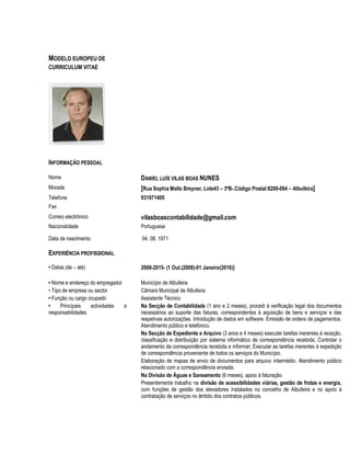Curriculum vitae | PDF