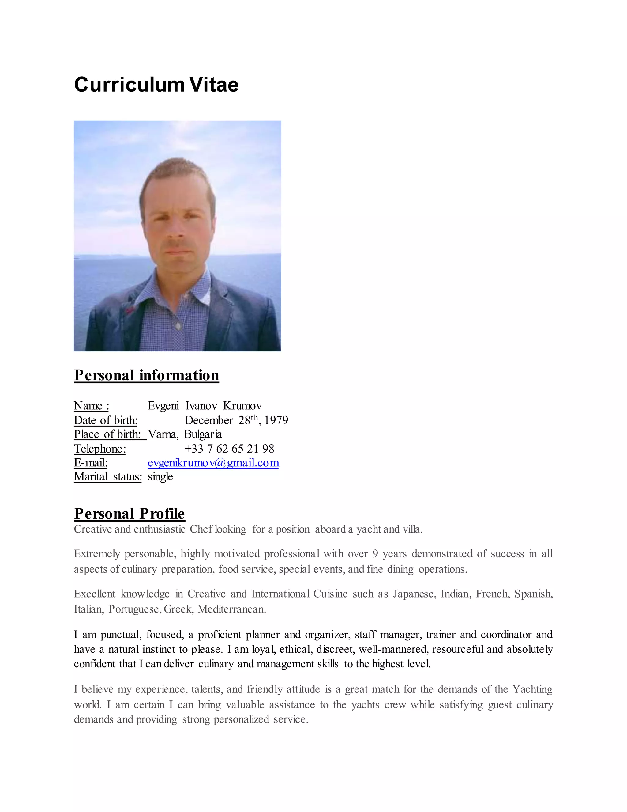 Curriculum vitae | DOCX