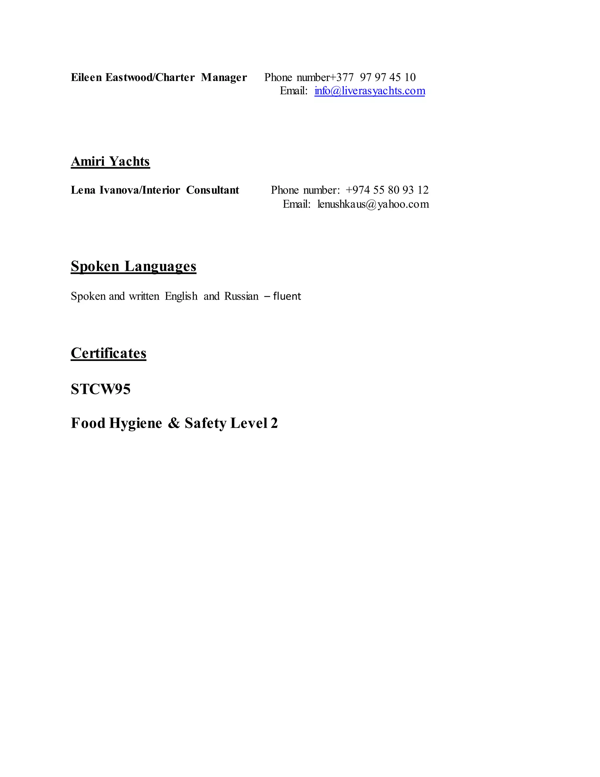 Curriculum vitae | DOCX