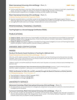 Curriculum Vitae | PDF