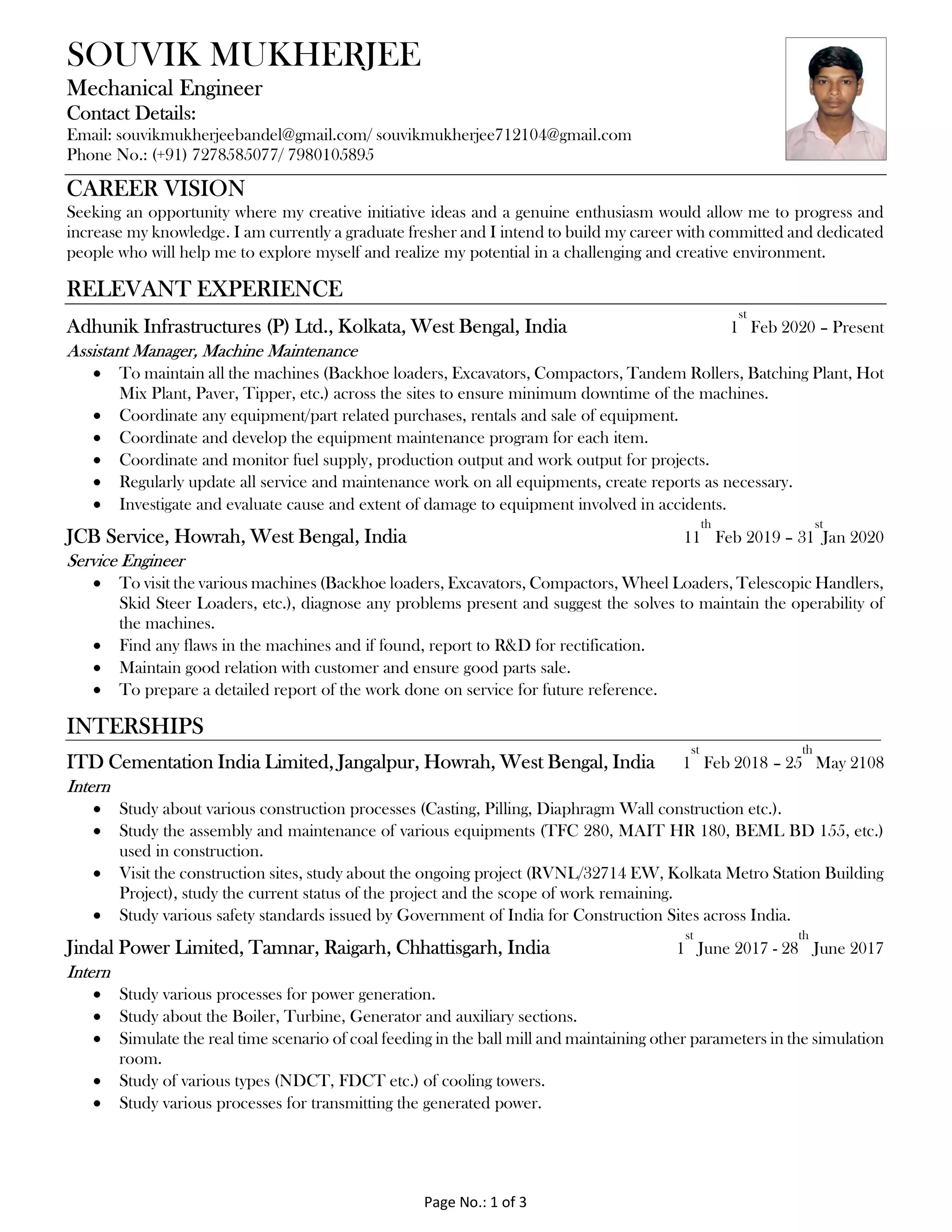 Curriculum vitae | PDF