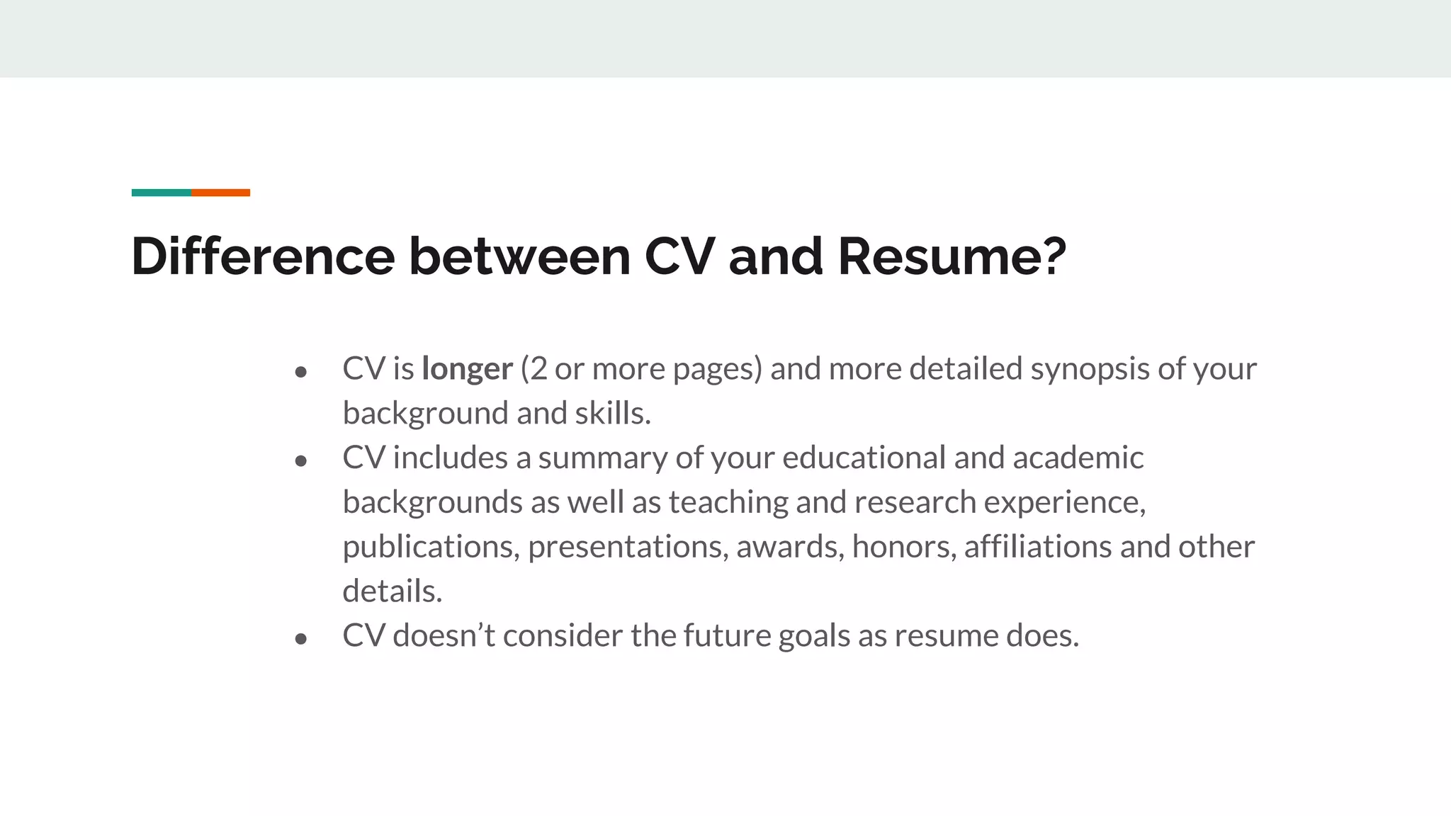 Curriculum vitae | What is CV? | How to write an Effective CV? | PPTX