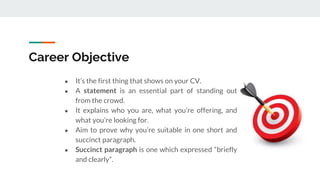 Curriculum vitae | What is CV? | How to write an Effective CV? | PPTX