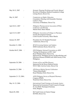 CV Dr Erwin Martinez Faller | PDF