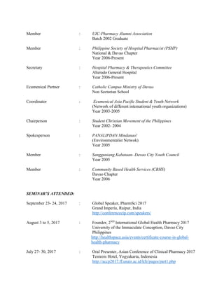 CV Dr Erwin Martinez Faller | PDF