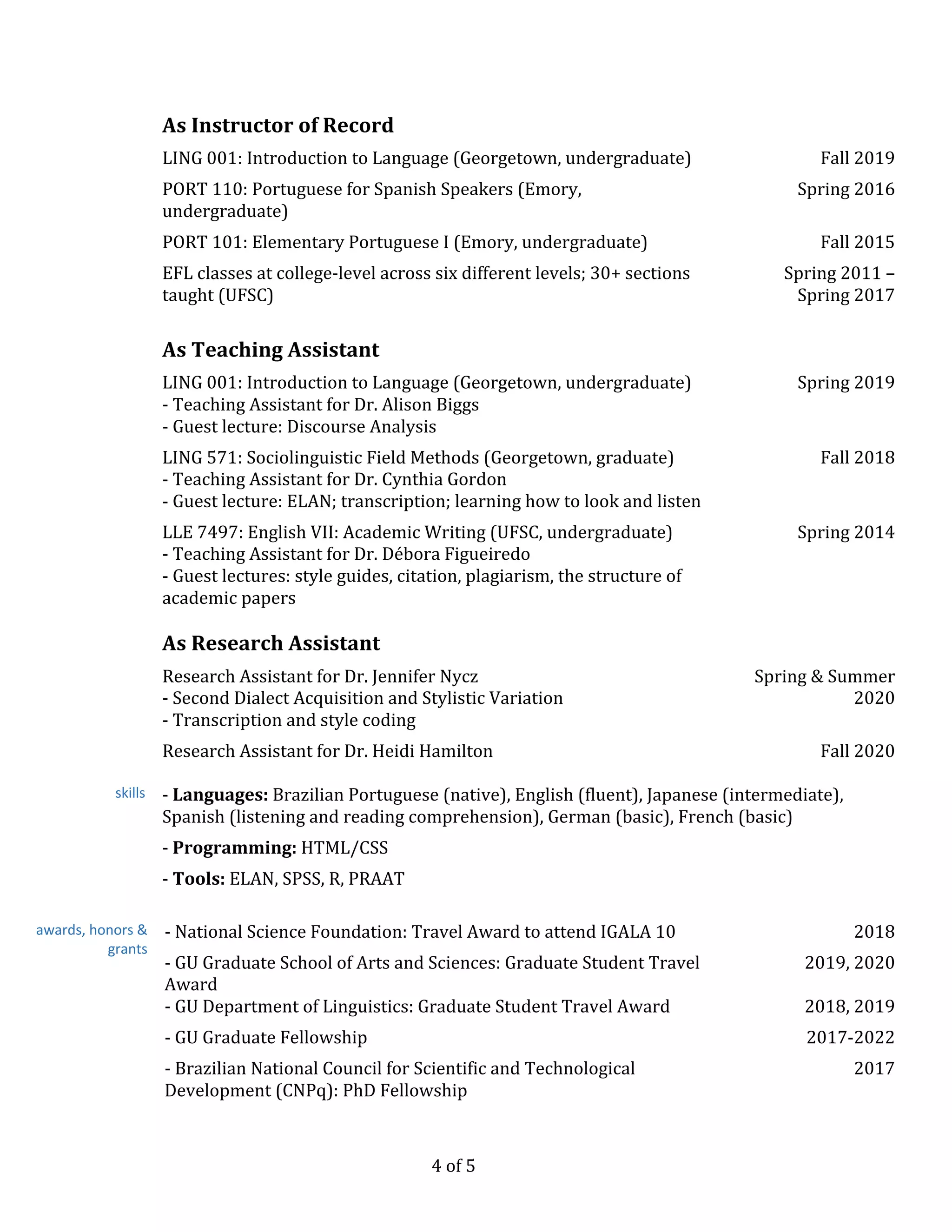 Curriculum Vitae - Felipe Leandro de Jesus | PDF