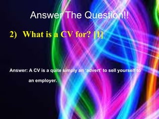 Curriculum vitae | PPTX