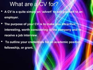 Curriculum vitae | PPTX