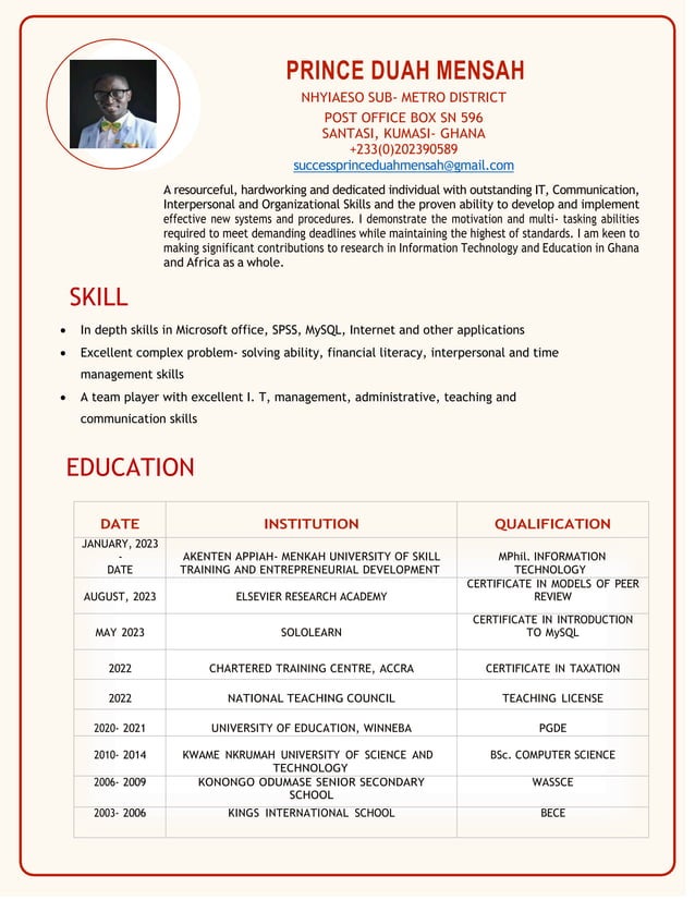 CURRICULUM VITAE-SIR SUCCESS PRINCE DUAH MENSAH.pdf