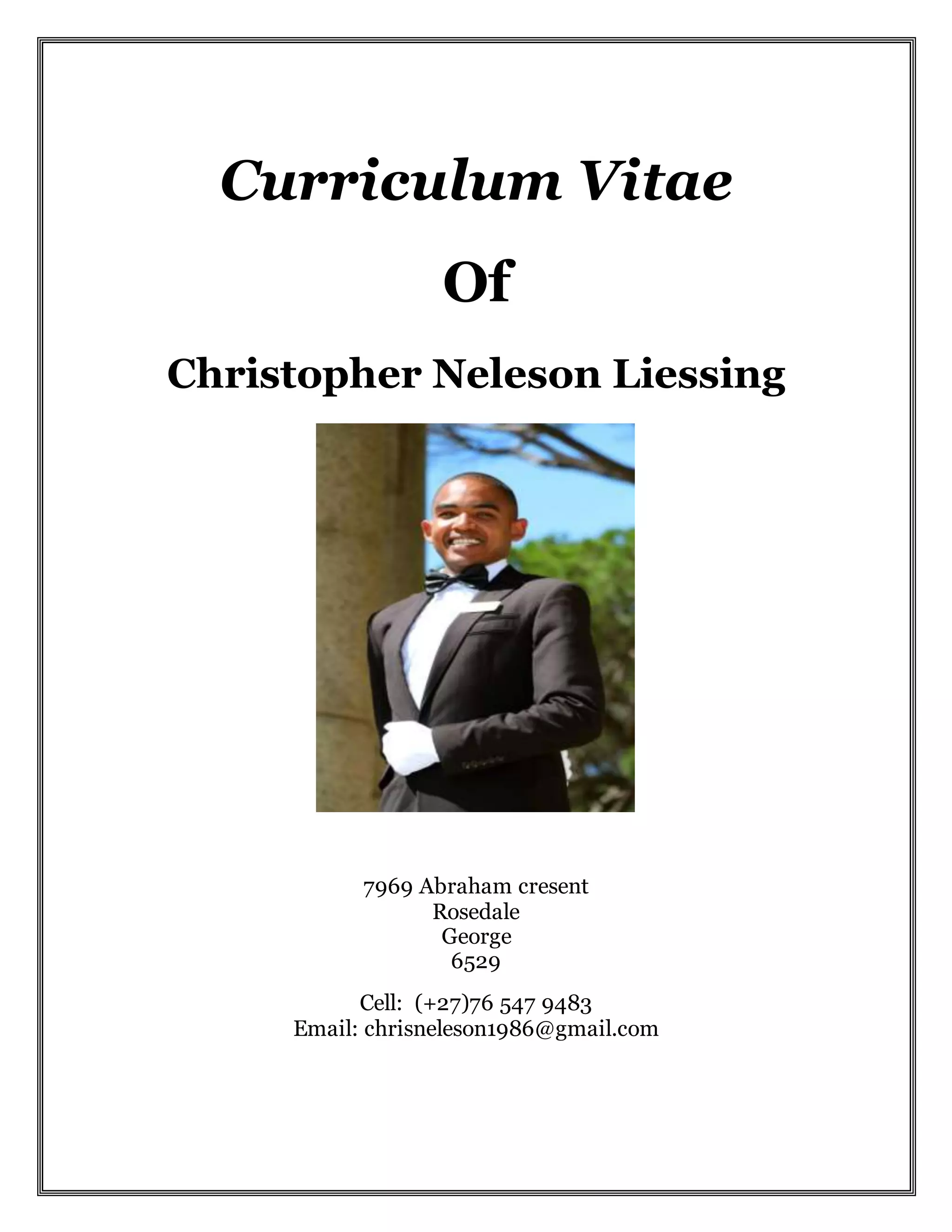 Curriculum vitae 11 2016 | DOCX