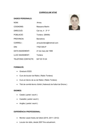 Curriculum vitae 2 | DOC