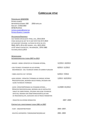 Curriculum vitae 2 | PDF