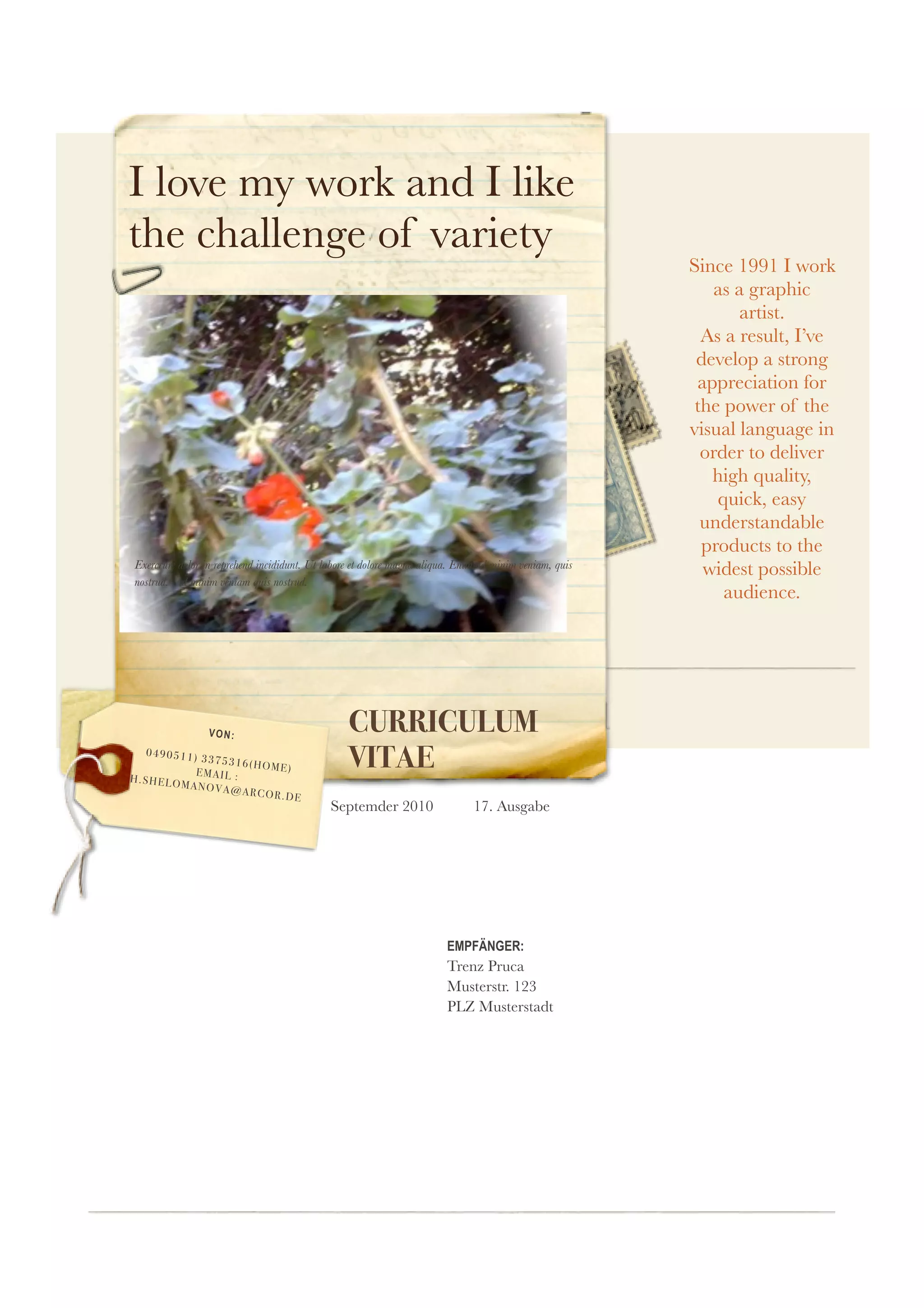 Curriculumvitae201002 | PDF