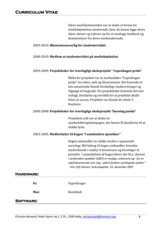 Curriculum vitae | PDF