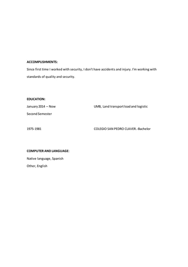 Curriculum vitae agustin salinas | PDF