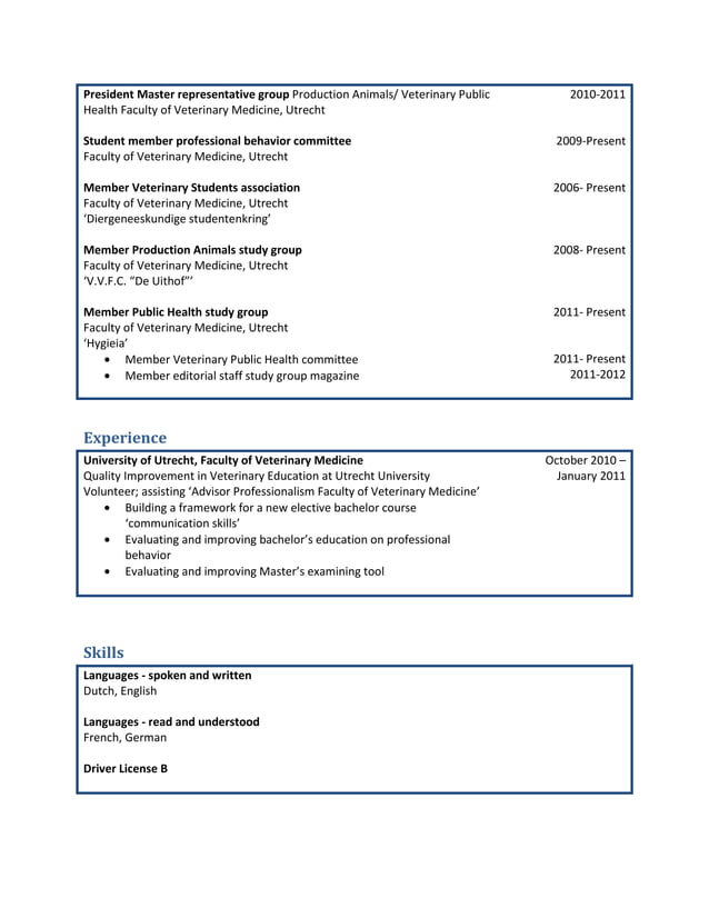 Curriculum Vitae | PDF