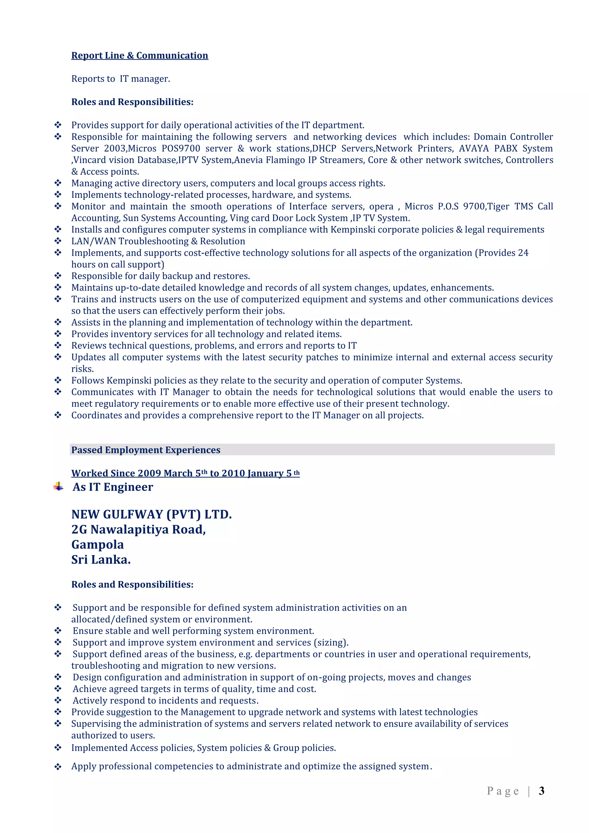 Curriculum Vitae - Aslam | PDF